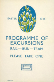 Programme of excursions, artist unknown, 1926