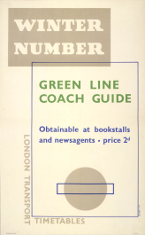 Green Line coach guide, by Beath (John M Fleming), 1936
