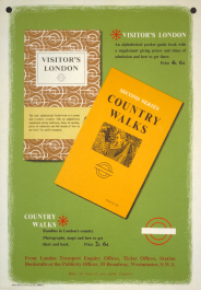 Visitors London; Country Walks, by the agency Clement Dane Studio, 1956