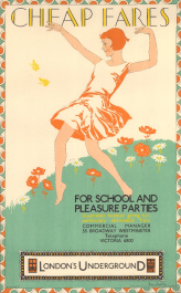 Cheap fares for school and pleasure parties, by Freda Lingstrom, 1929