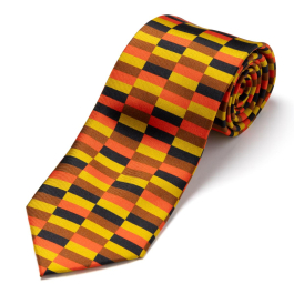 District Line Moquette Silk Tie