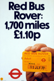 Red Bus Rover, artist unknown, 1977.